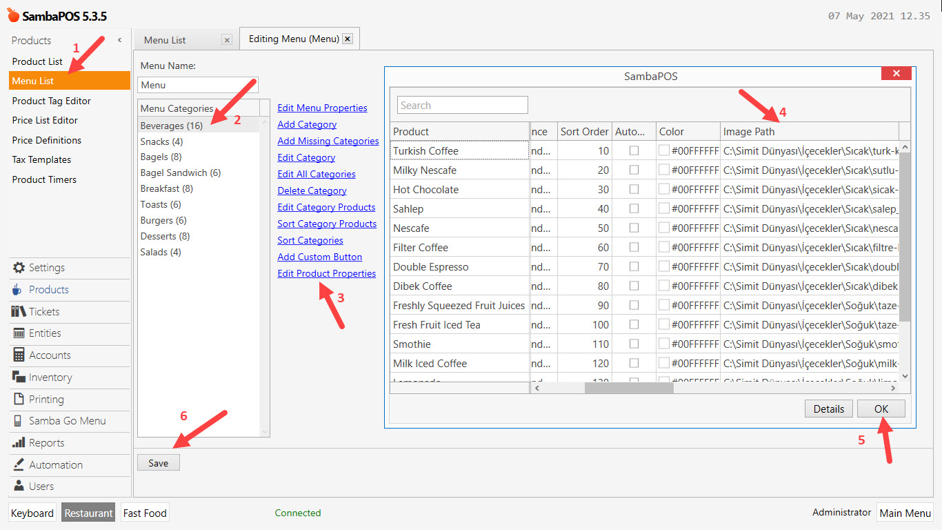 4.68. How to Setup SambaPOS QR Menu – SambaPOS Knowledgebase