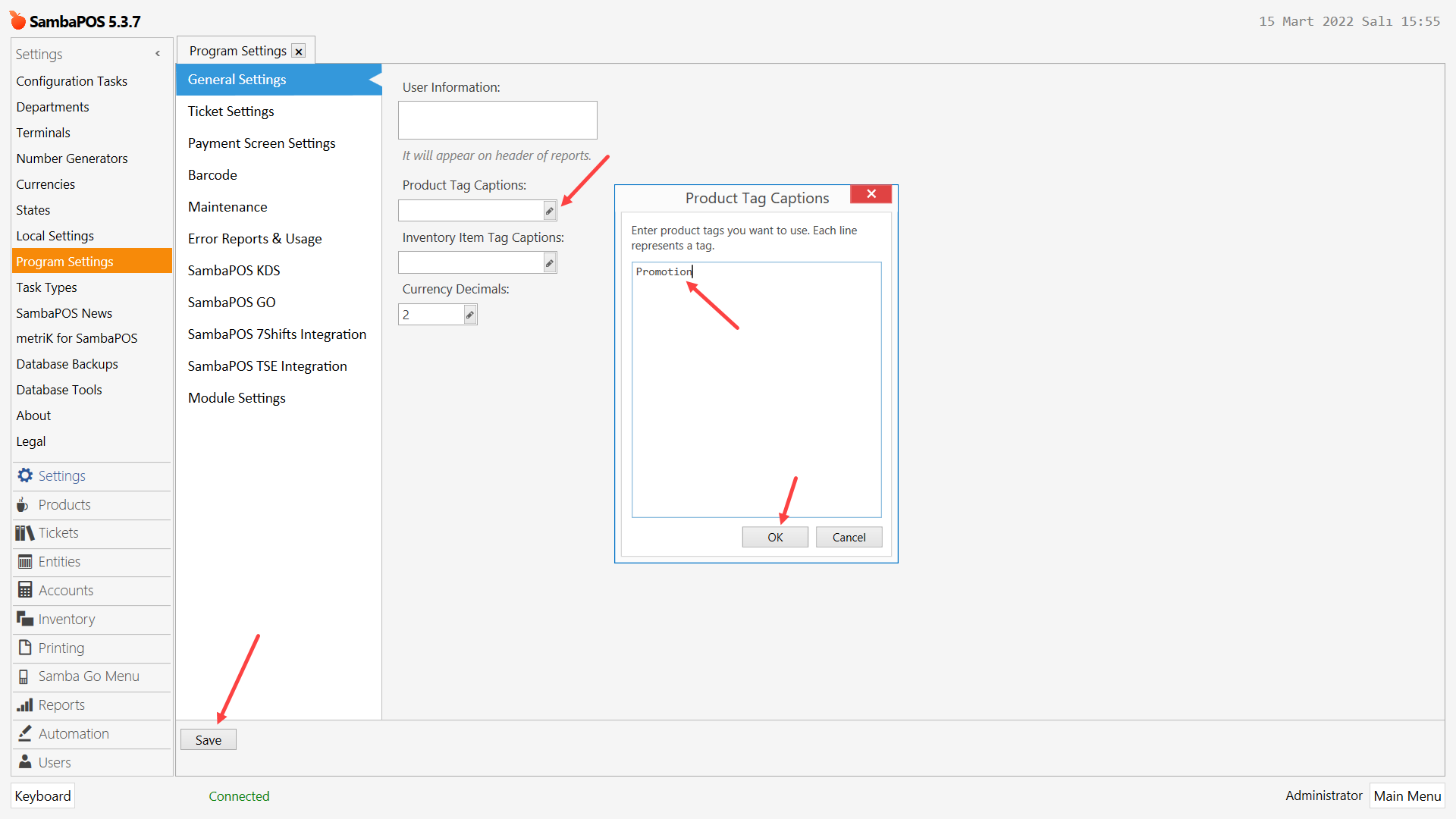 4.75. How to Configure Buy X Get Y Free Promotion – SambaPOS Knowledgebase