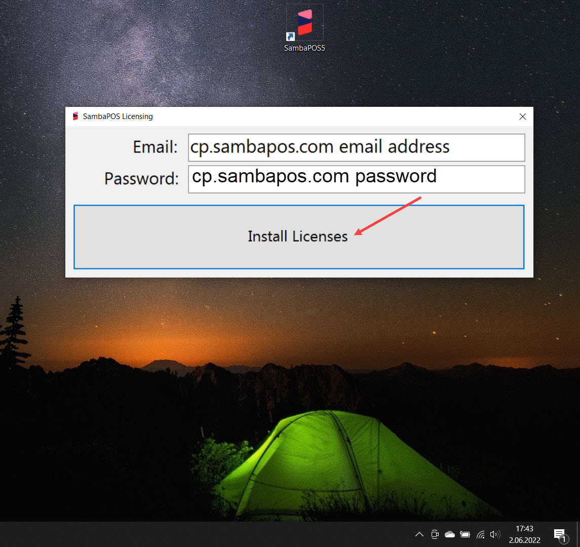 2.5. How to Handle Licensing on SambaPOS 5.5 and Higher Versions ...