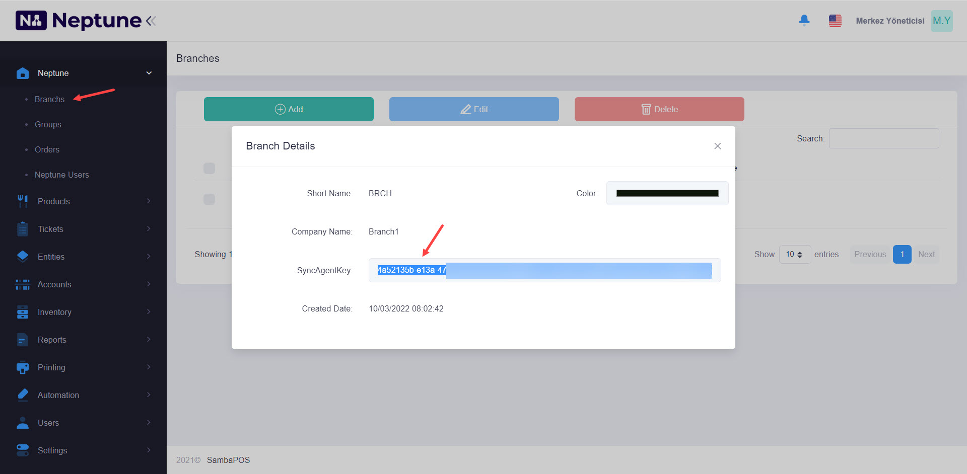 10.1. How to Setup Neptune? – SambaPOS Knowledgebase