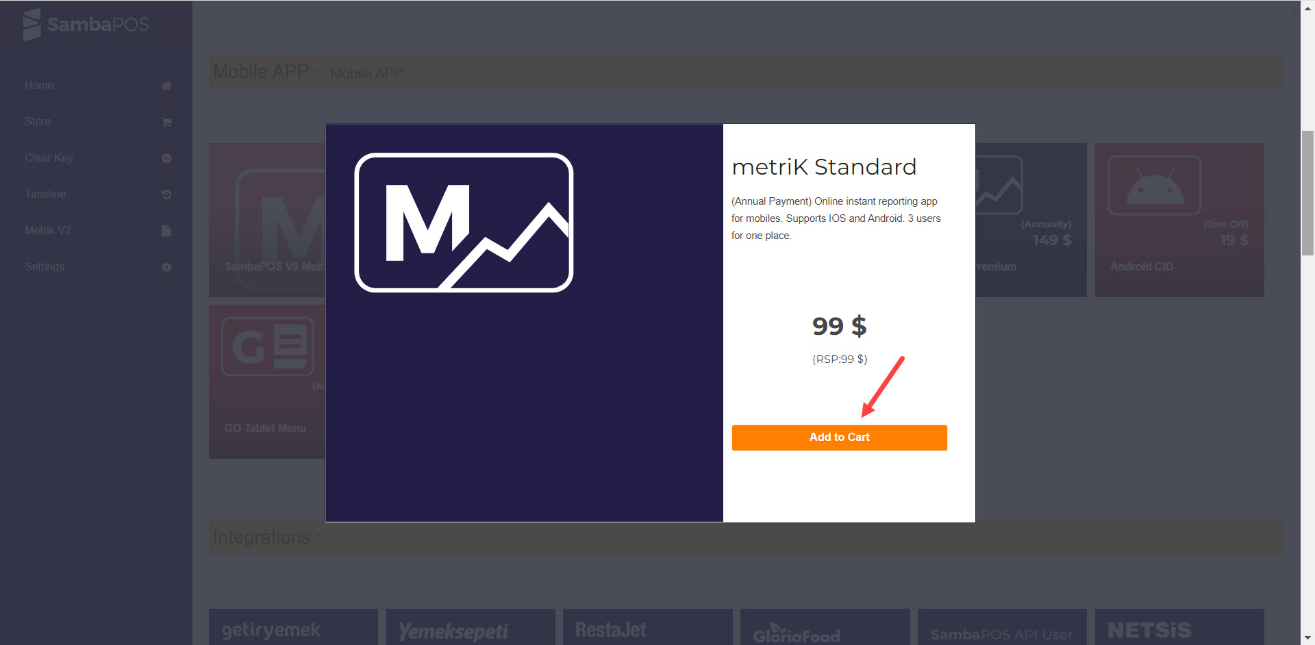8.11.1. How to Setup metrik V2 for SambaPOS – SambaPOS Knowledgebase