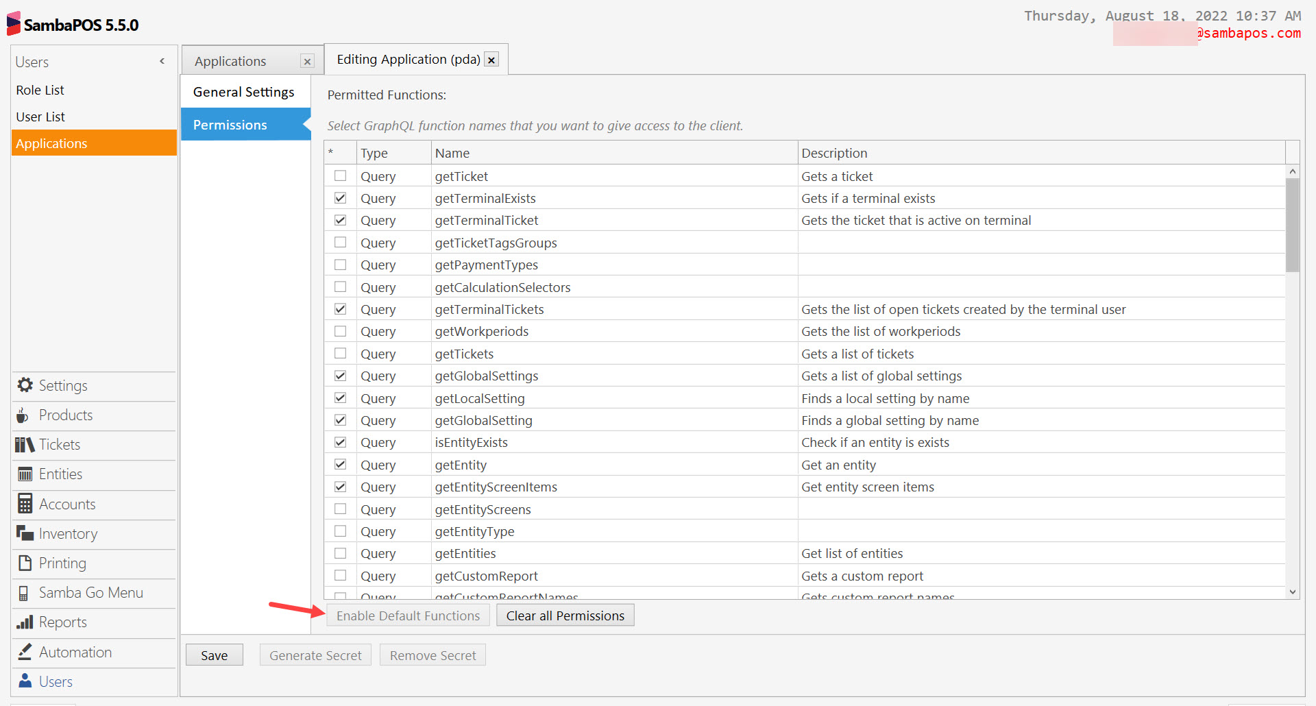 8.11.1. How to Setup metrik V2 for SambaPOS – SambaPOS Knowledgebase