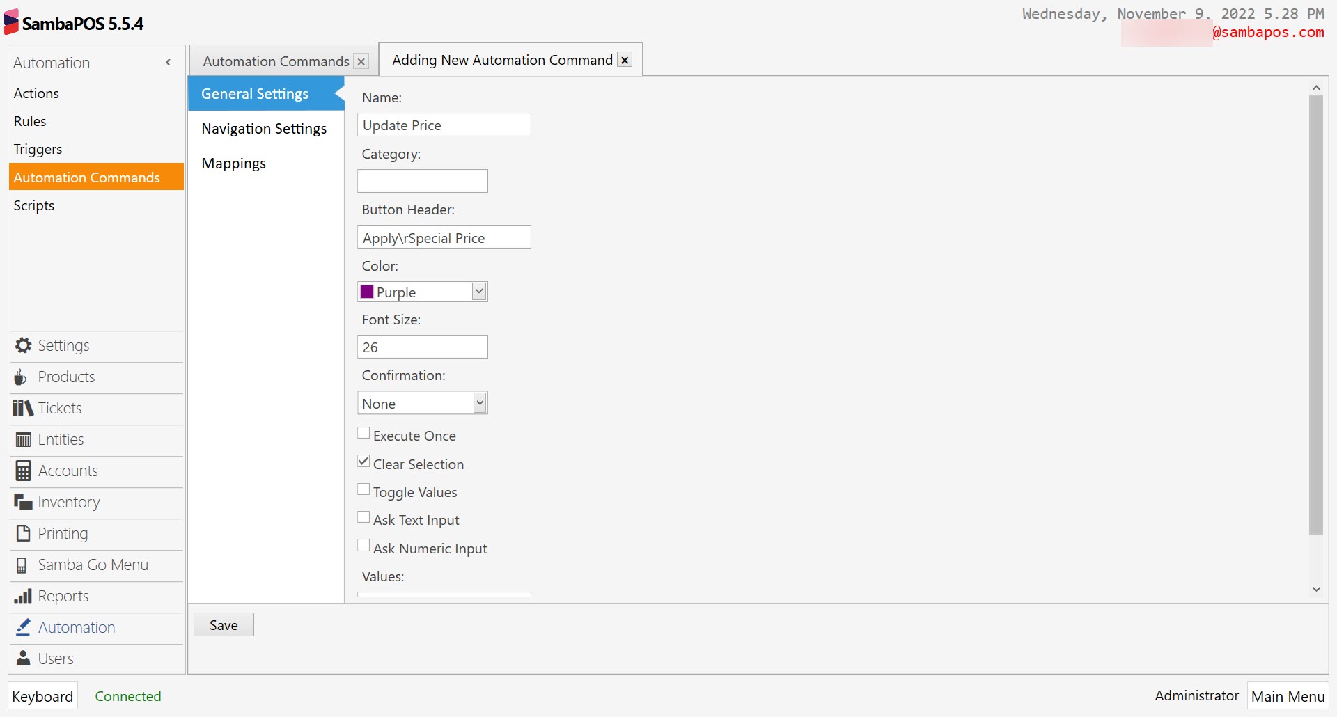 4.29. How to Apply Product Based Price Definition? – SambaPOS Knowledgebase