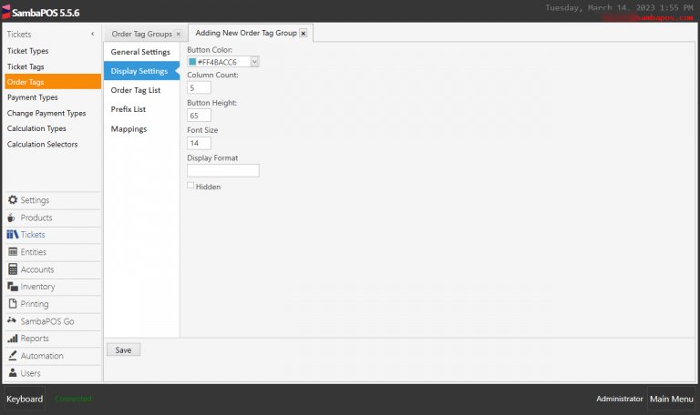 4.71. How to Define Inventory on SambaPOS? – SambaPOS Knowledgebase