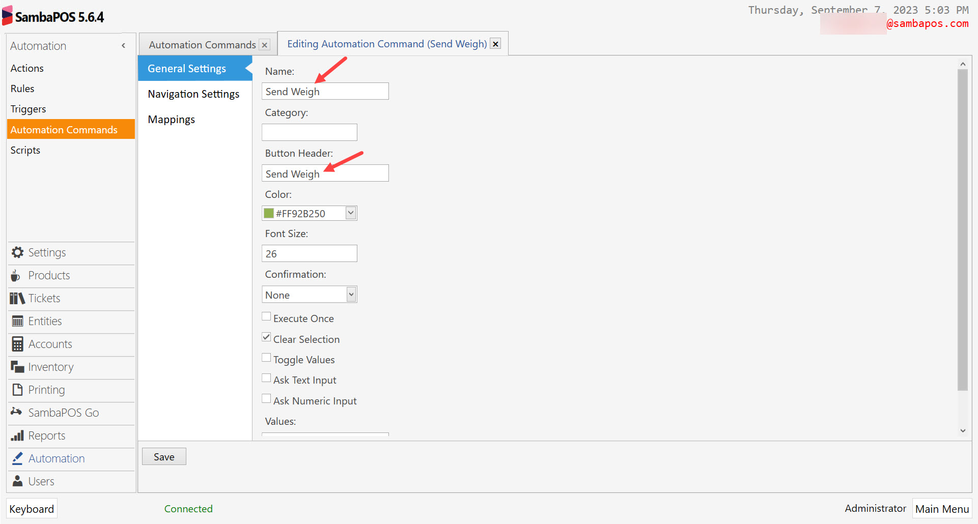 8.12. CAS PDN Scale Setup – SambaPOS Knowledgebase