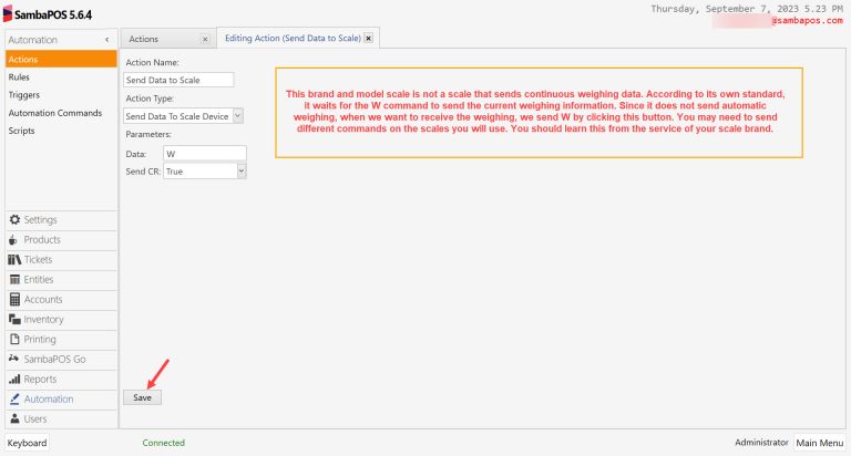8.12. CAS PDN Scale Setup – SambaPOS Knowledgebase