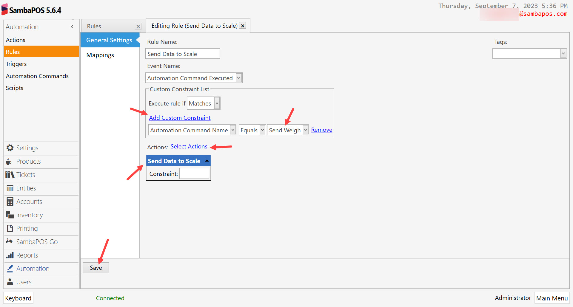 8.12. CAS PDN Scale Setup – SambaPOS Knowledgebase