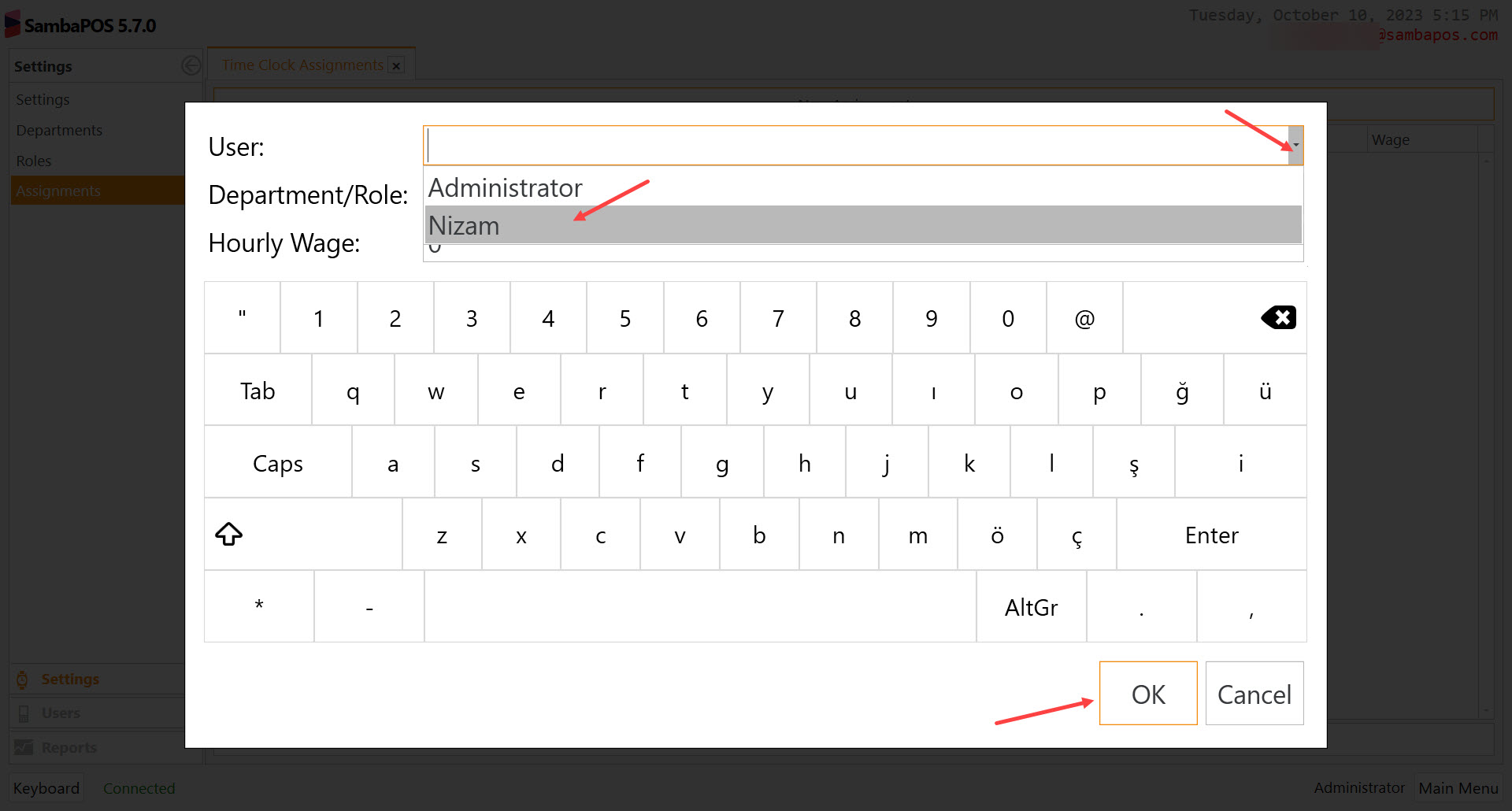 8.13. How to Configure Time Clock Module? – SambaPOS Knowledgebase