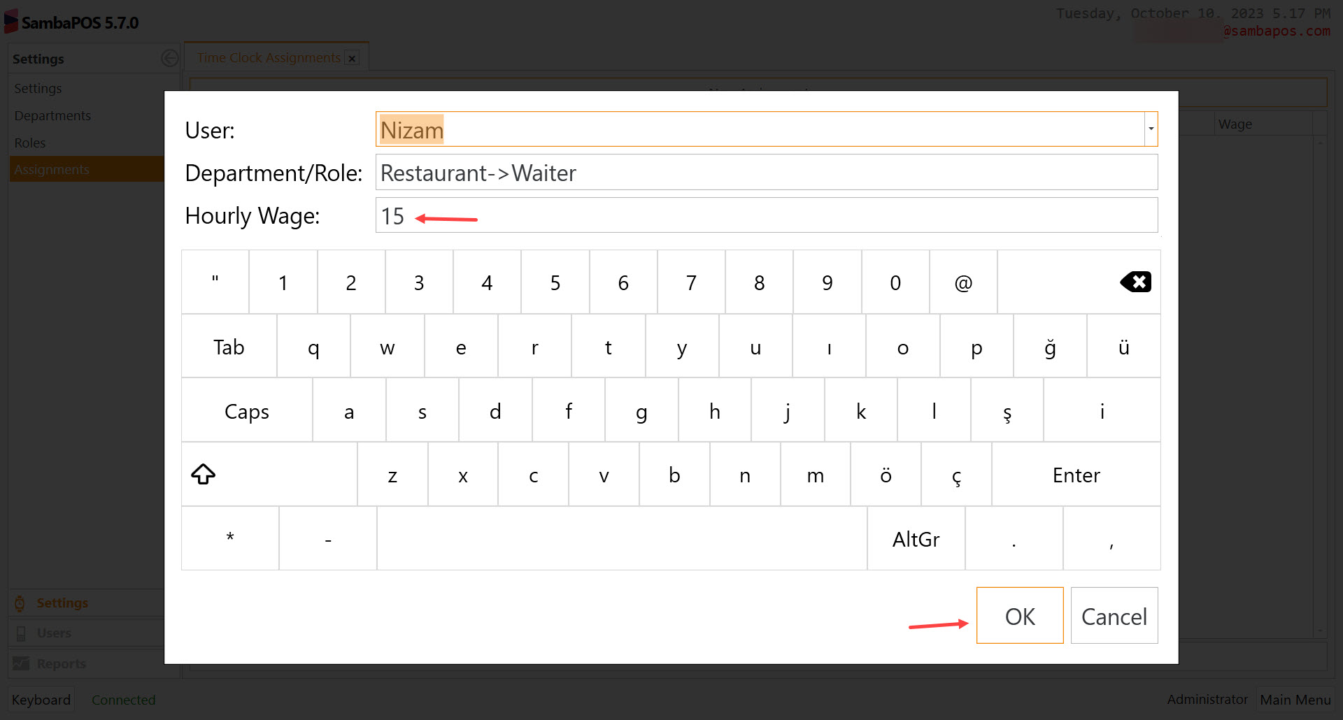 8.13. How to Configure Time Clock Module? – SambaPOS Knowledgebase