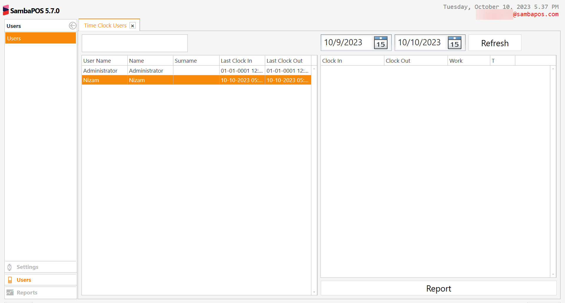 8.13. How to Configure Time Clock Module? – SambaPOS Knowledgebase