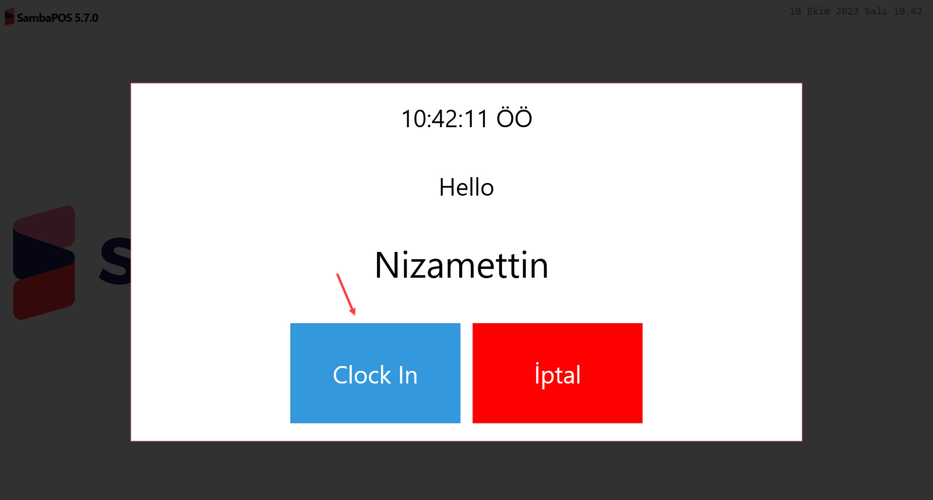 8.13. Time Clock Modülü Nasıl Konfigüre Edilir? – SambaPOS Knowledgebase
