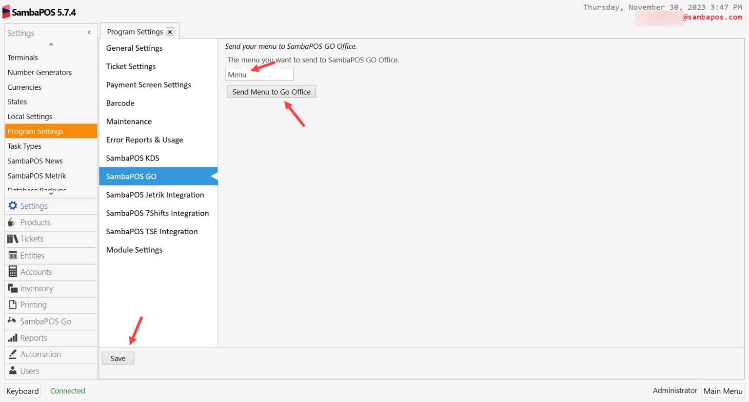 8.14. SambaPOS GO Kiosk V2 Configuration – SambaPOS Knowledgebase