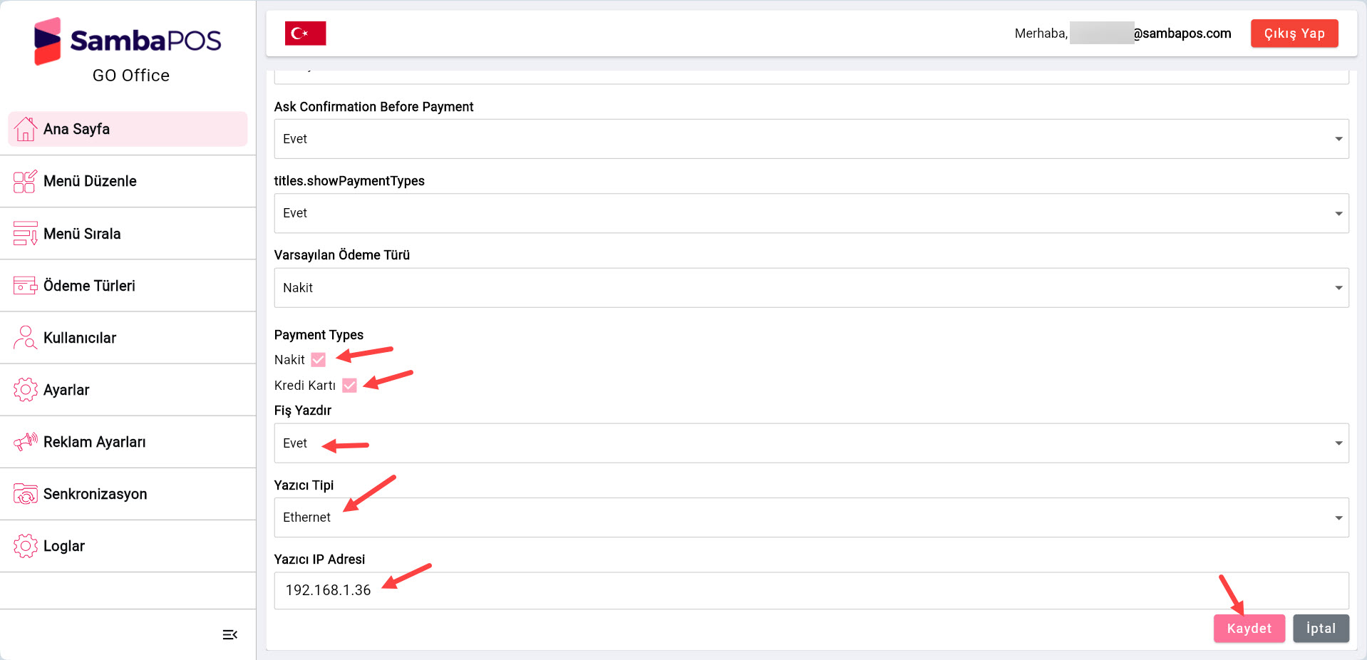 8.14. SambaPOS GO Kiosk V2 Kurulumu – SambaPOS Knowledgebase