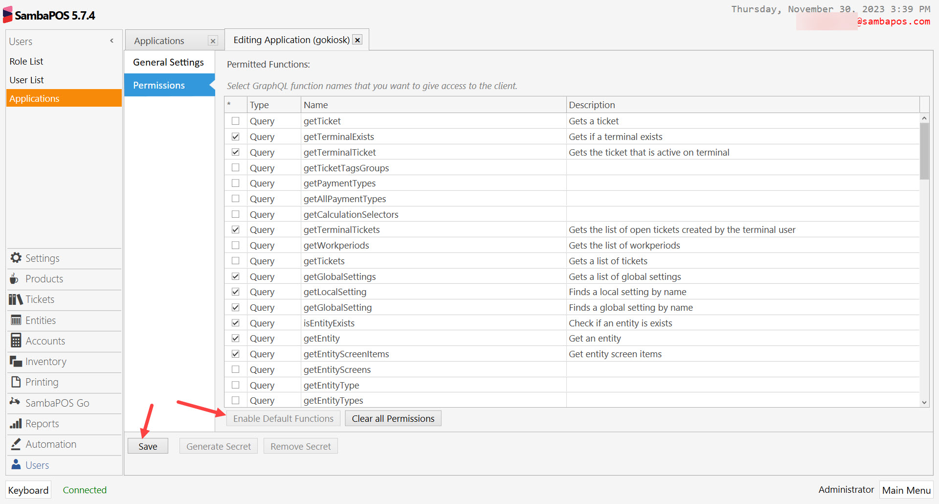 8.14. SambaPOS GO Kiosk V2 Configuration – SambaPOS Knowledgebase
