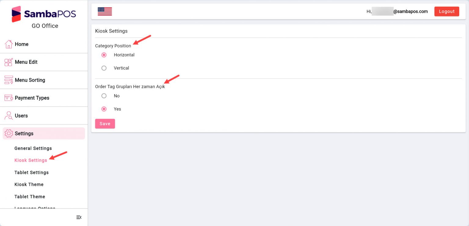 8.14. SambaPOS GO Kiosk V2 Configuration – SambaPOS Knowledgebase