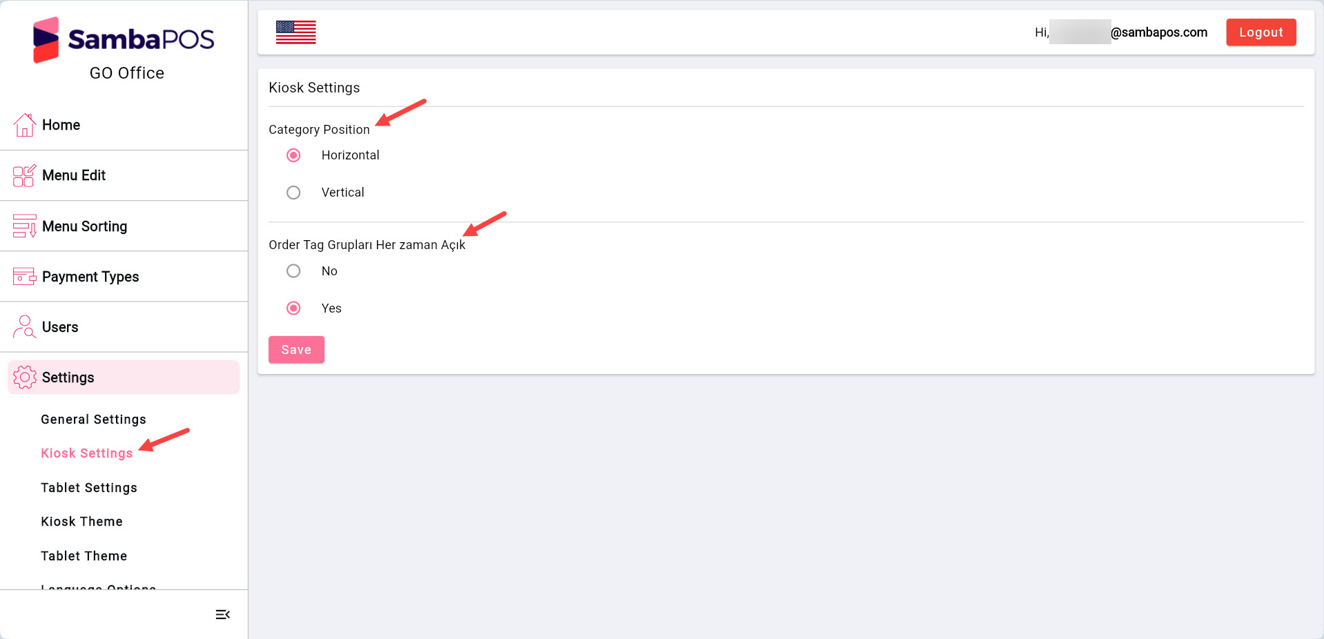 8.14. SambaPOS GO Kiosk V2 Configuration – SambaPOS Knowledgebase