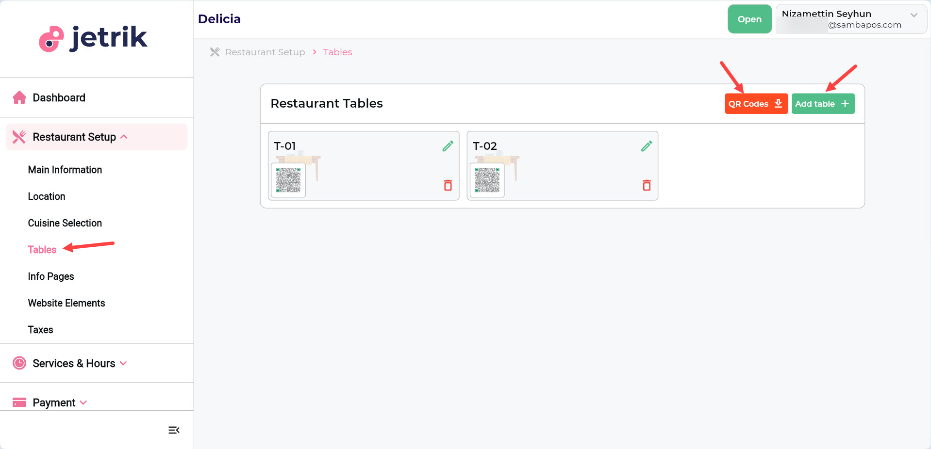 6.23. How to Setup Jetrik QR Menu Configuration? – SambaPOS Knowledgebase