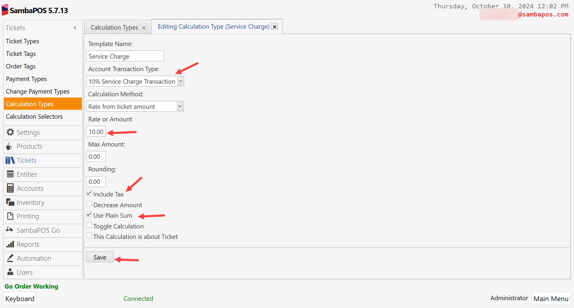 4.93. Replacing Service Charge Depending On Person Count – SambaPOS ...