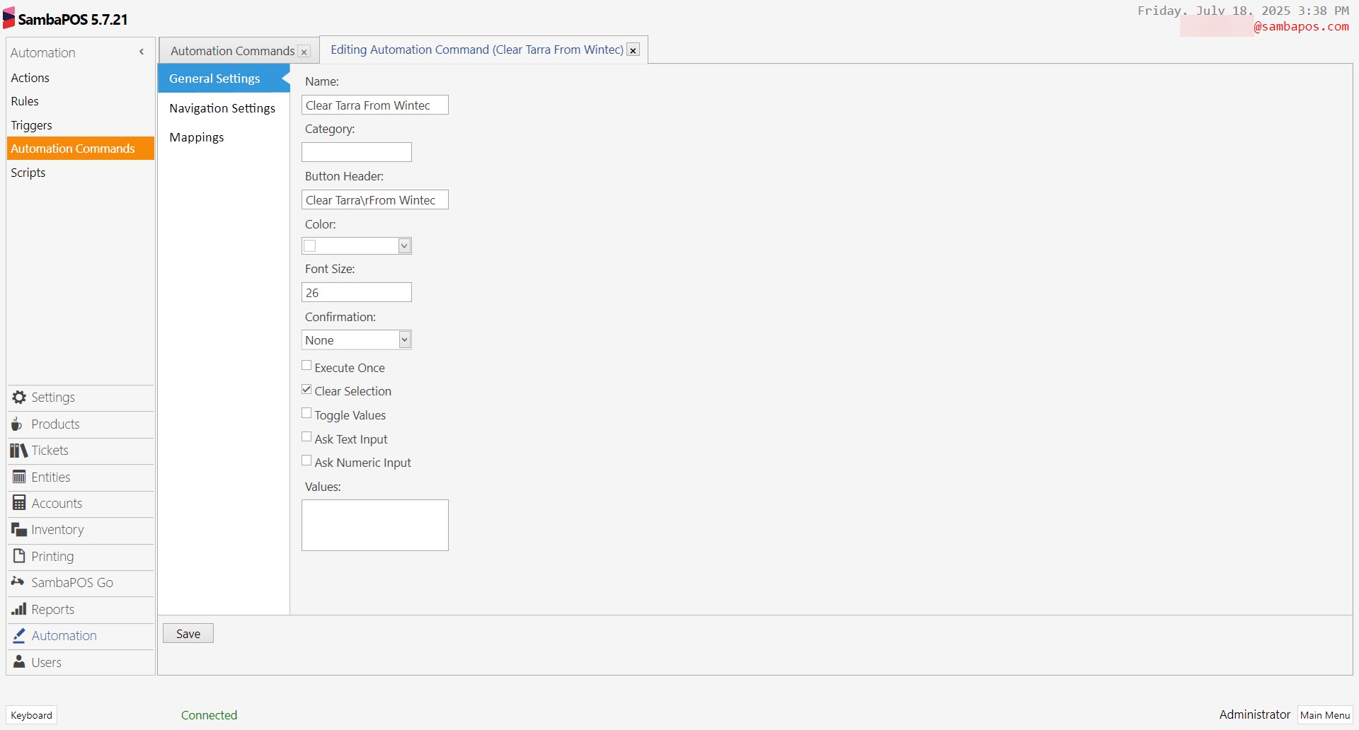 8.20. Wintec Scale Setup – SambaPOS Knowledgebase